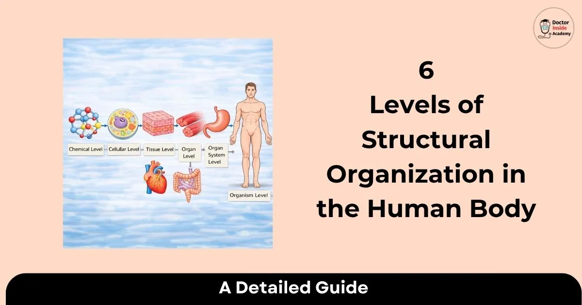 6 Levels of Structural Organization in the Human Body | Anatomy Notes ...